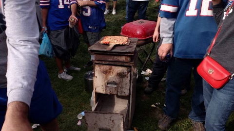 Pinto Ron, Buffalo Bills superfan, hosts the best tailgate ever