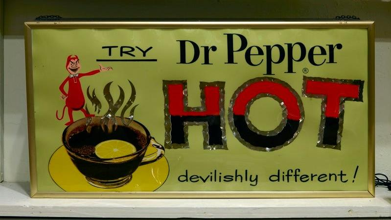 Hot Dr. Pepper was once a popular holiday drink