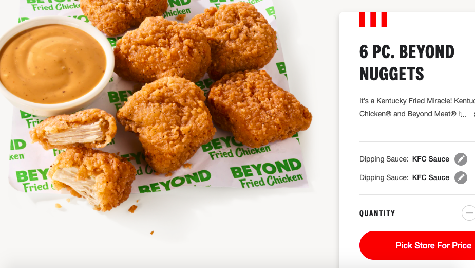 KFC's new Beyond Fried Chicken now available nationwide