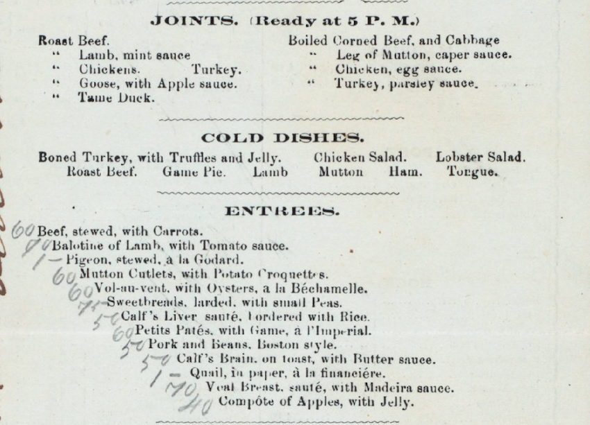 These Historical Menus Show How Drastically The Way We Eat Has Changed