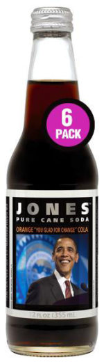 Jones Soda's Obama-Themed Orange Cola