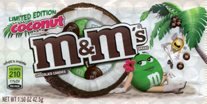Coconut & "Strawberried Peanut Butter" M&M's