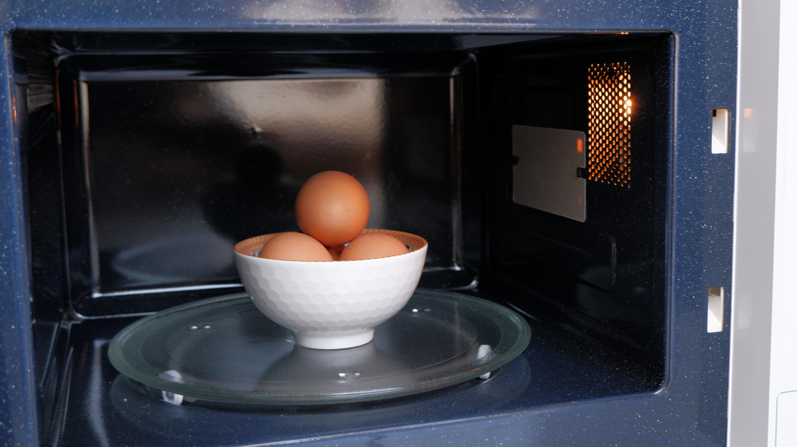Don't Microwave Eggs Like This Unless You Want A Huge Mess