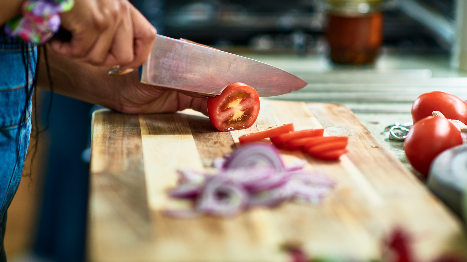 The Major Knife Mistake To Avoid When Using A Cutting Board