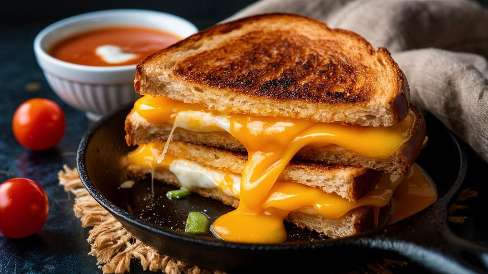 The Right Way To Make A Tomato Grilled Cheese That's Not Soggy