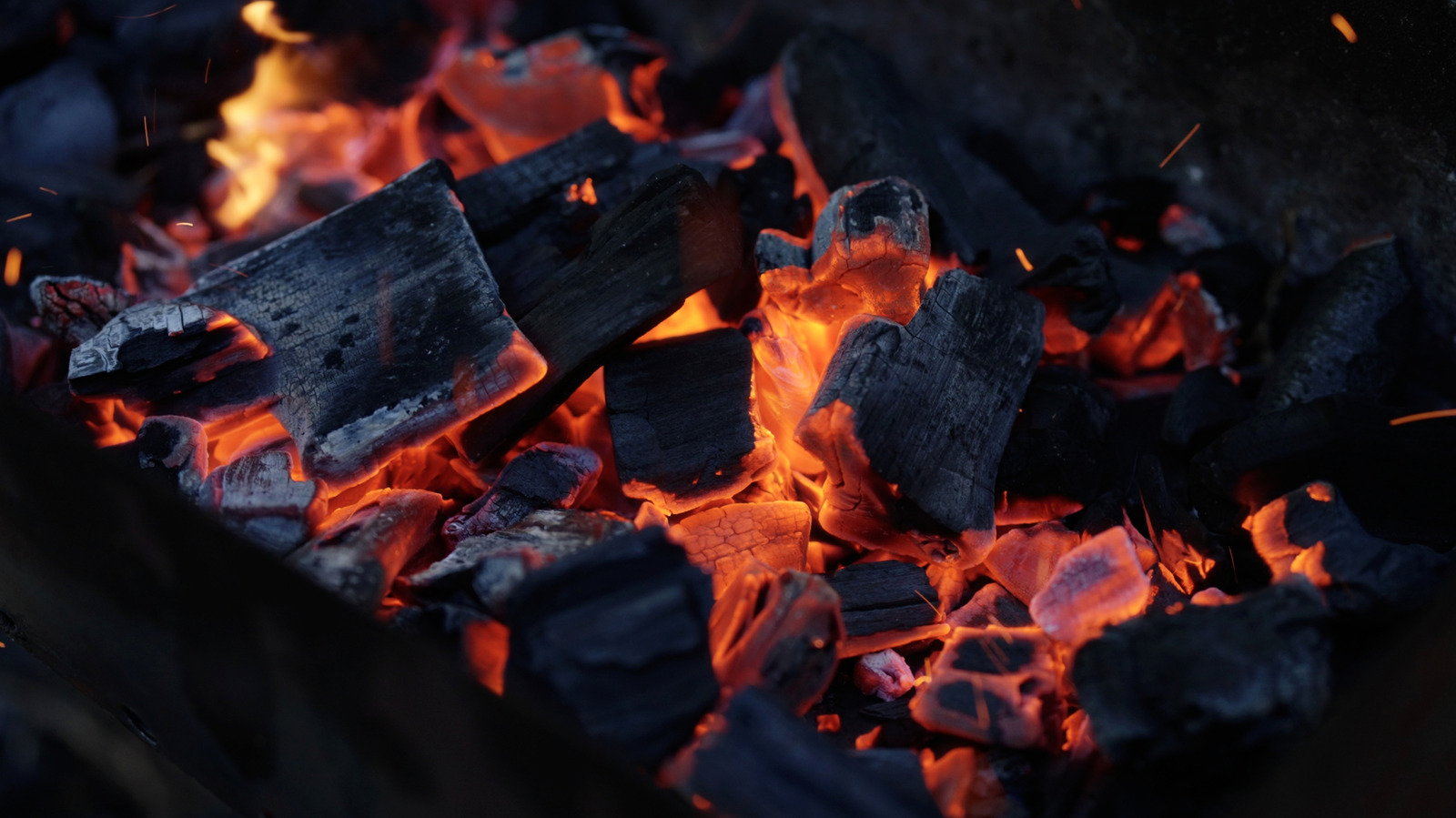 Try Roasting Food Directly In Grill Coals When The Grates Are Too Full
