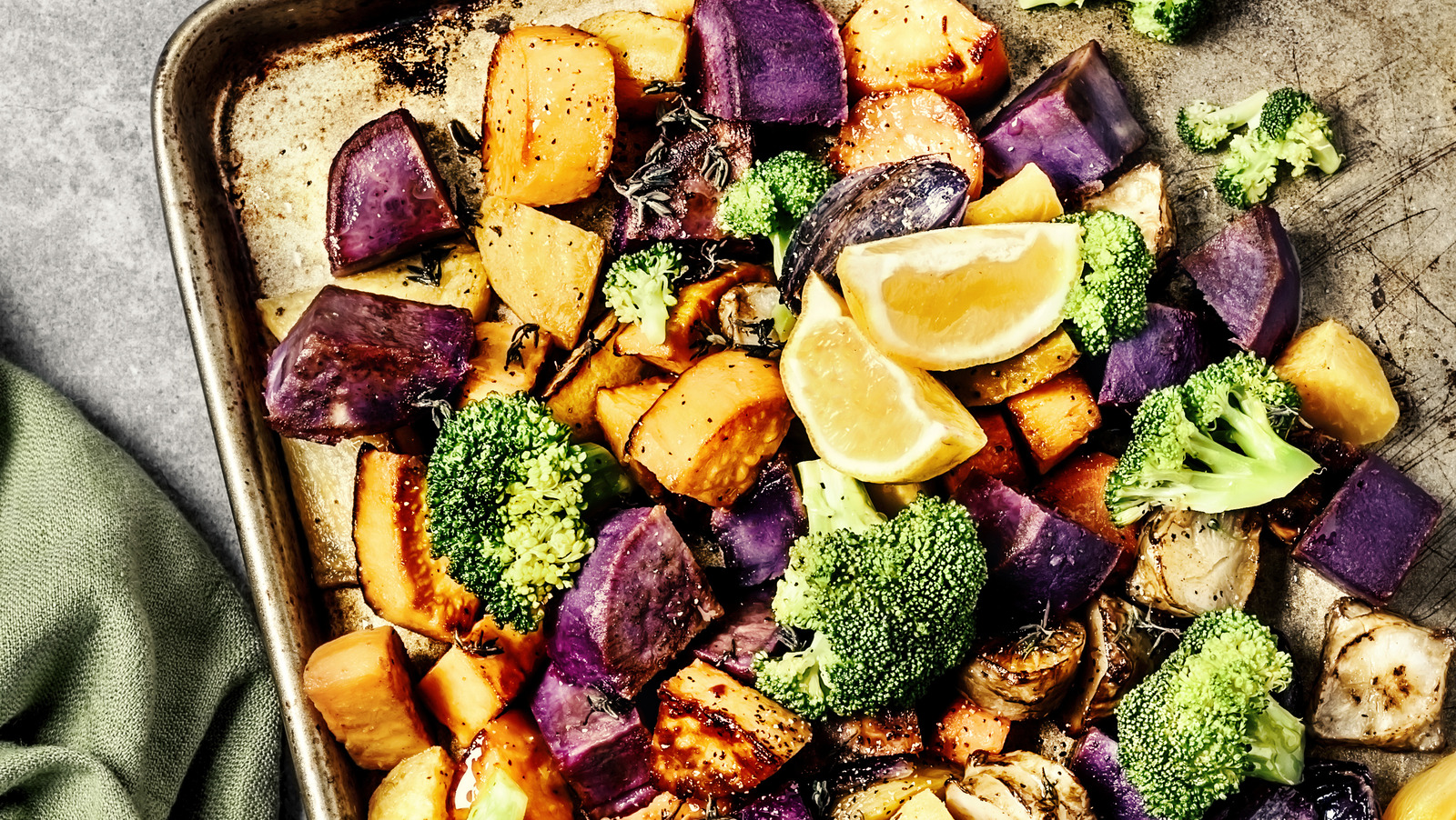 Top Roasted Veggies With Shredded Cheese For More Flavor