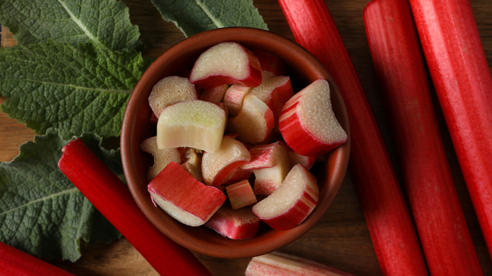 Rhubarb Leaves Are Toxic, And The Stems Can Be, Too